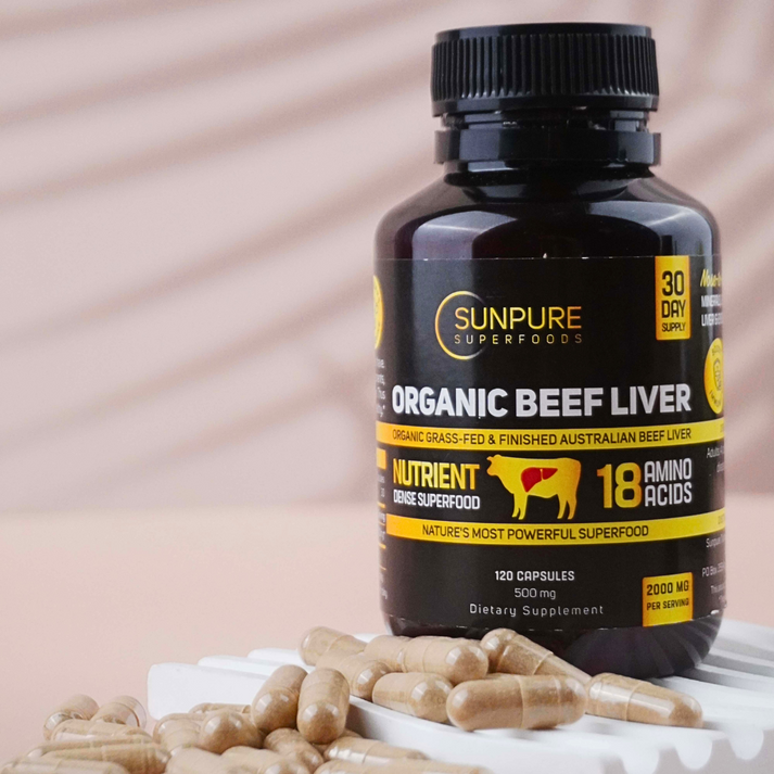 Primal Graze™ Vitality – Organic Grass Fed Beef Liver Capsules | Iron ...